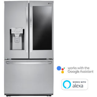 LG LFXS26596S 26 cu. ft. Smart Wi-Fi Enabled French Door InstaView ...