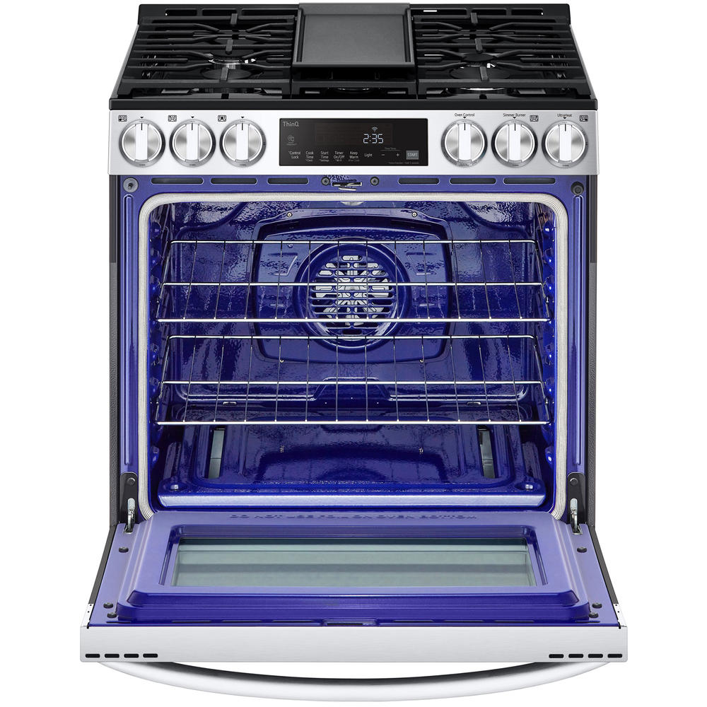 LG LSGL5833F 5.8 cu ft. Wi-Fi Enabled Gas Slide-in Range with Fan ...