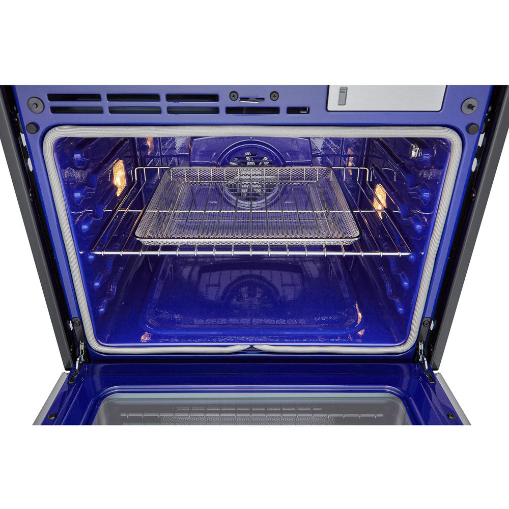 LG STUDIO WDES9428F 9.4 cu. ft. InstaView® Double Wall Oven w/ Air Fry ...