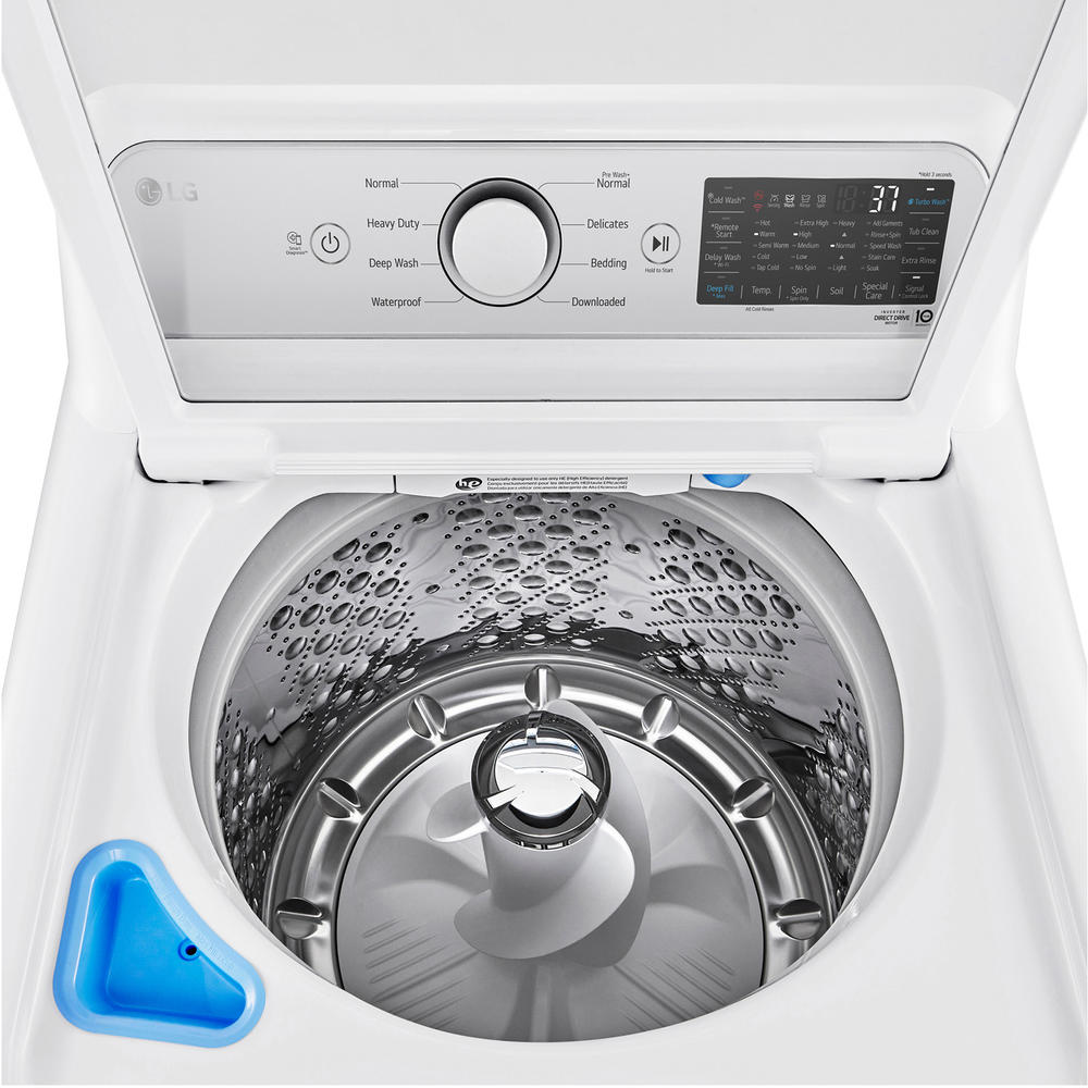 LG WT7405CW 5.3 cu. ft. Mega Capacity Top Load Washer w/ 4-Way ...