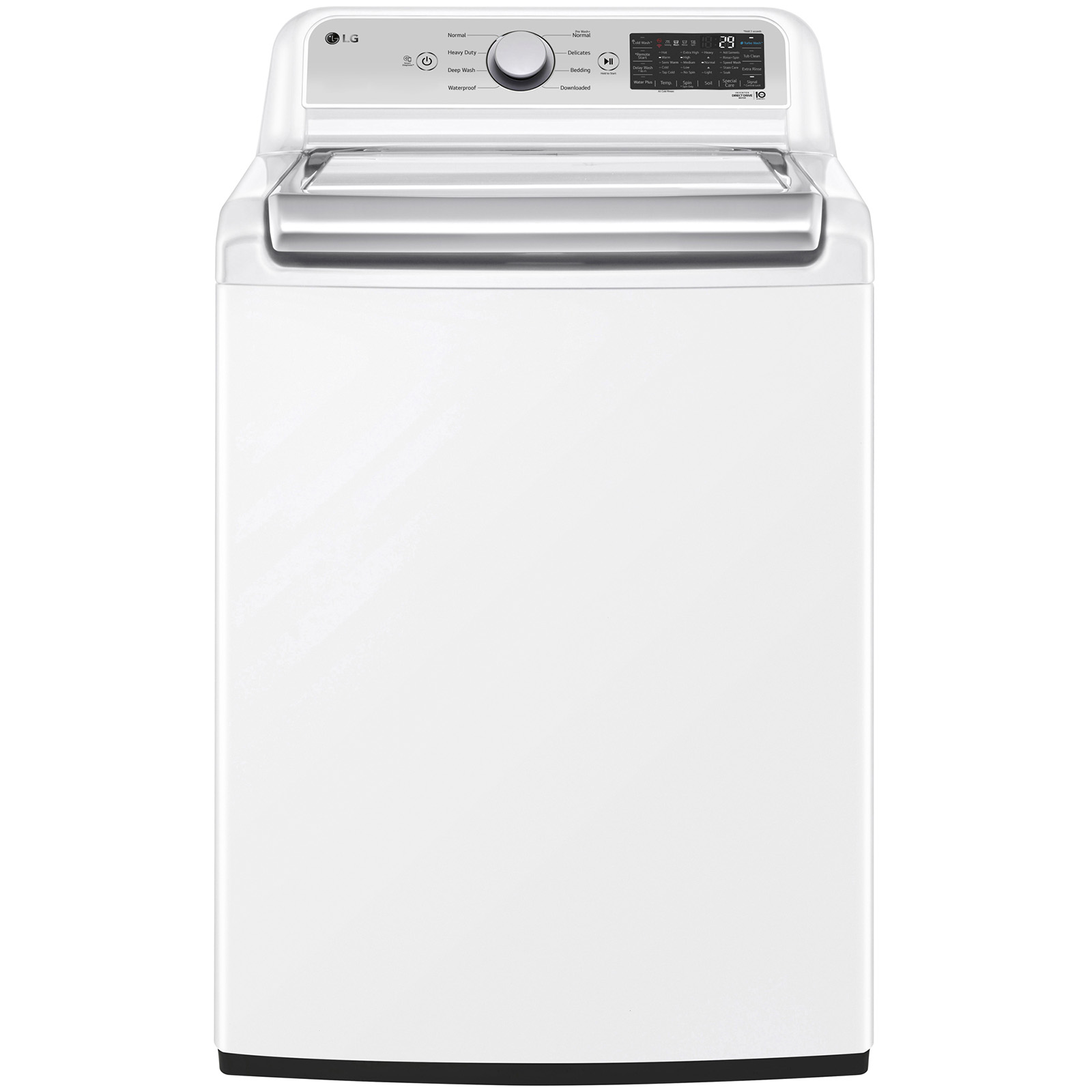 LG WT7400CW 5.5 cu. ft. Mega Capacity Top Load Washer with TurboWash3D ...