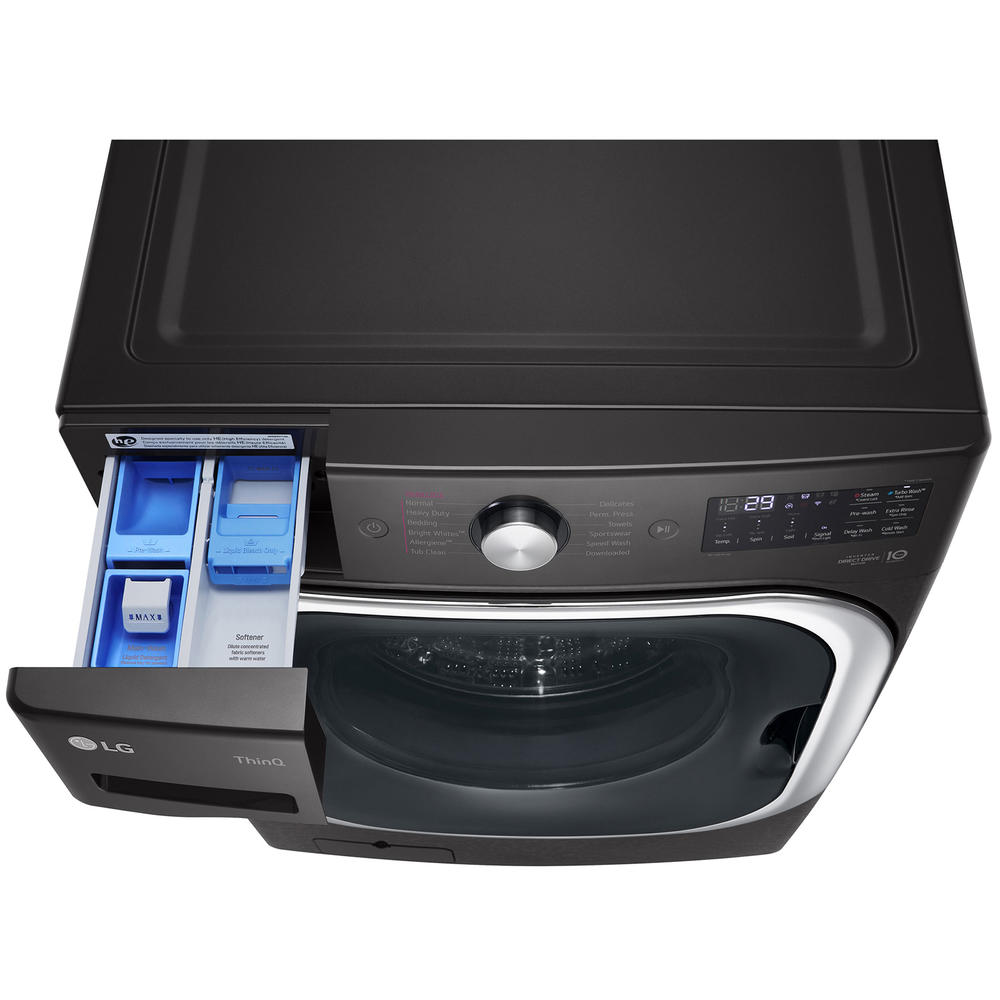 LG WM8900HBA 5.2 cu. ft. Mega Capacity Wi-Fi Enabled Front Load Washer ...