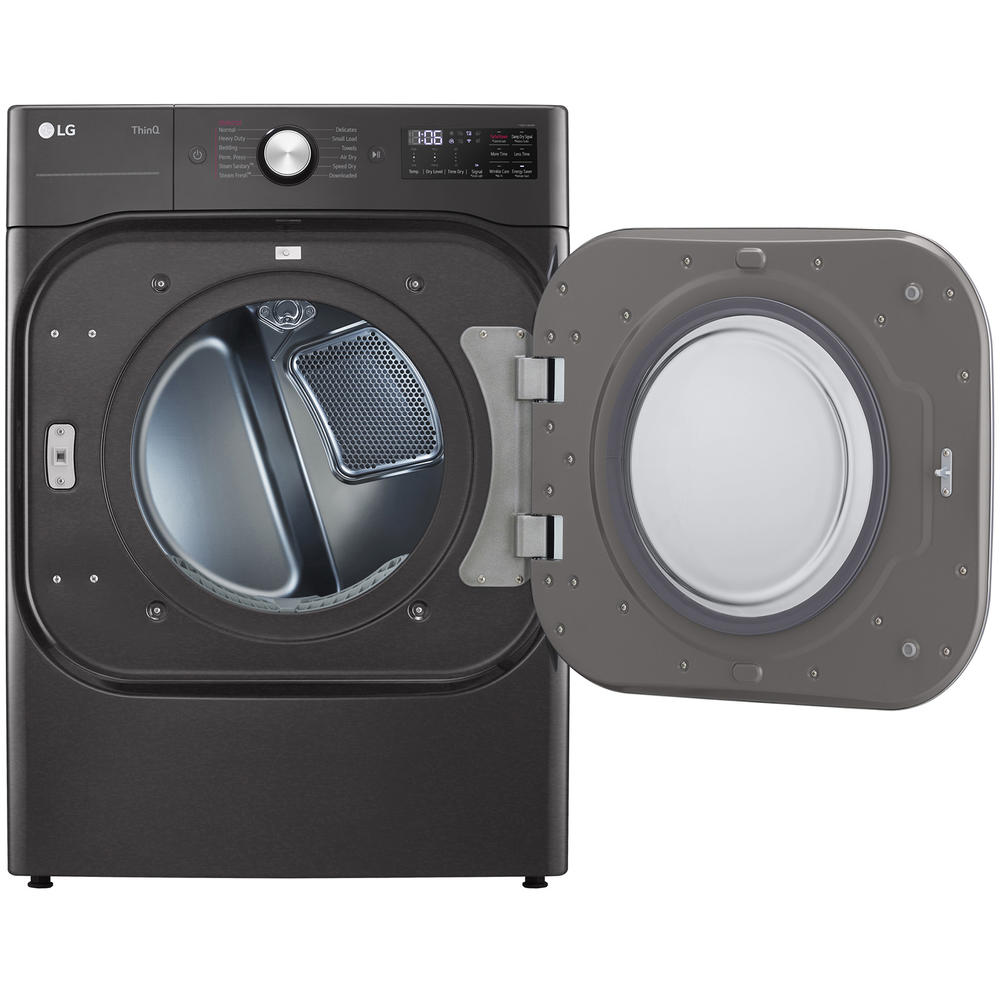 LG DLEX8900B 9.0 cu. ft. Mega Capacity Electric Dryer with TurboSteam ...