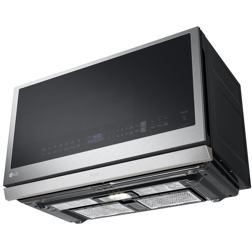 LG MVEL2137F 2.1 cu. ft. Wi-Fi Enabled Over-the-Range Microwave Oven ...