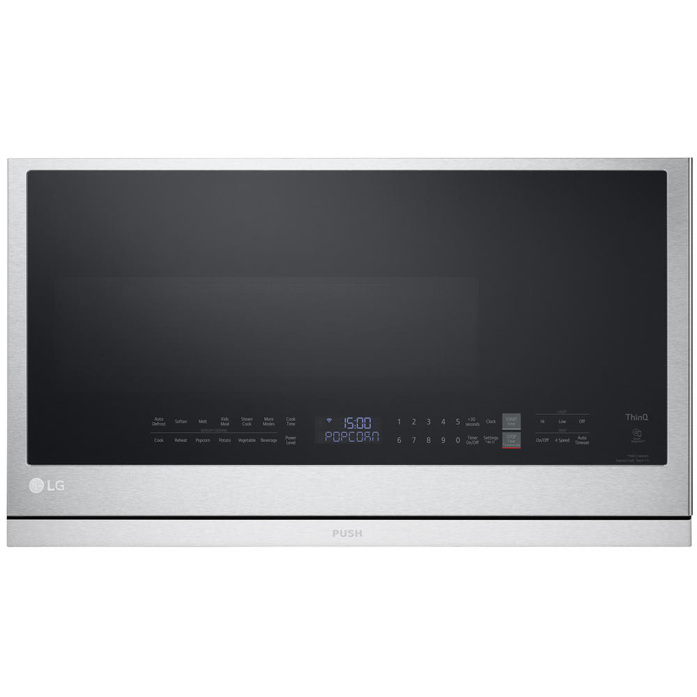 LG MVEL2137F 2.1 cu. ft. Wi-Fi Enabled Over-the-Range Microwave Oven ...