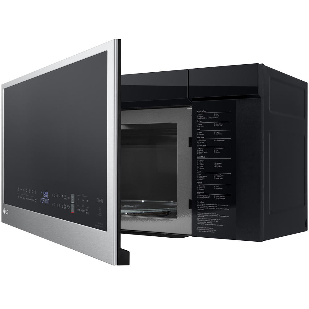 LG MVEL2033F 2.0 cu. ft. Wi-Fi Enabled Over-the-Range Microwave Oven ...