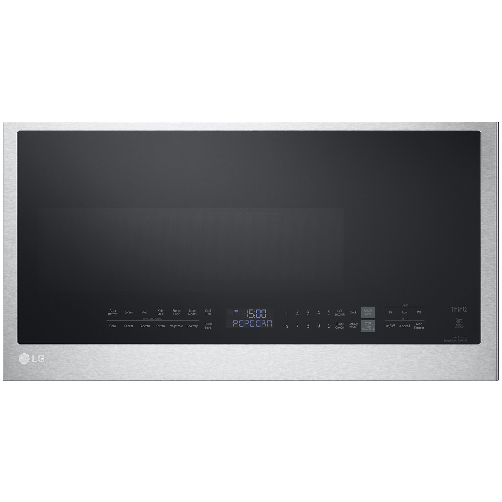 LG MVEL2033F 2.0 cu. ft. Wi-Fi Enabled Over-the-Range Microwave Oven ...