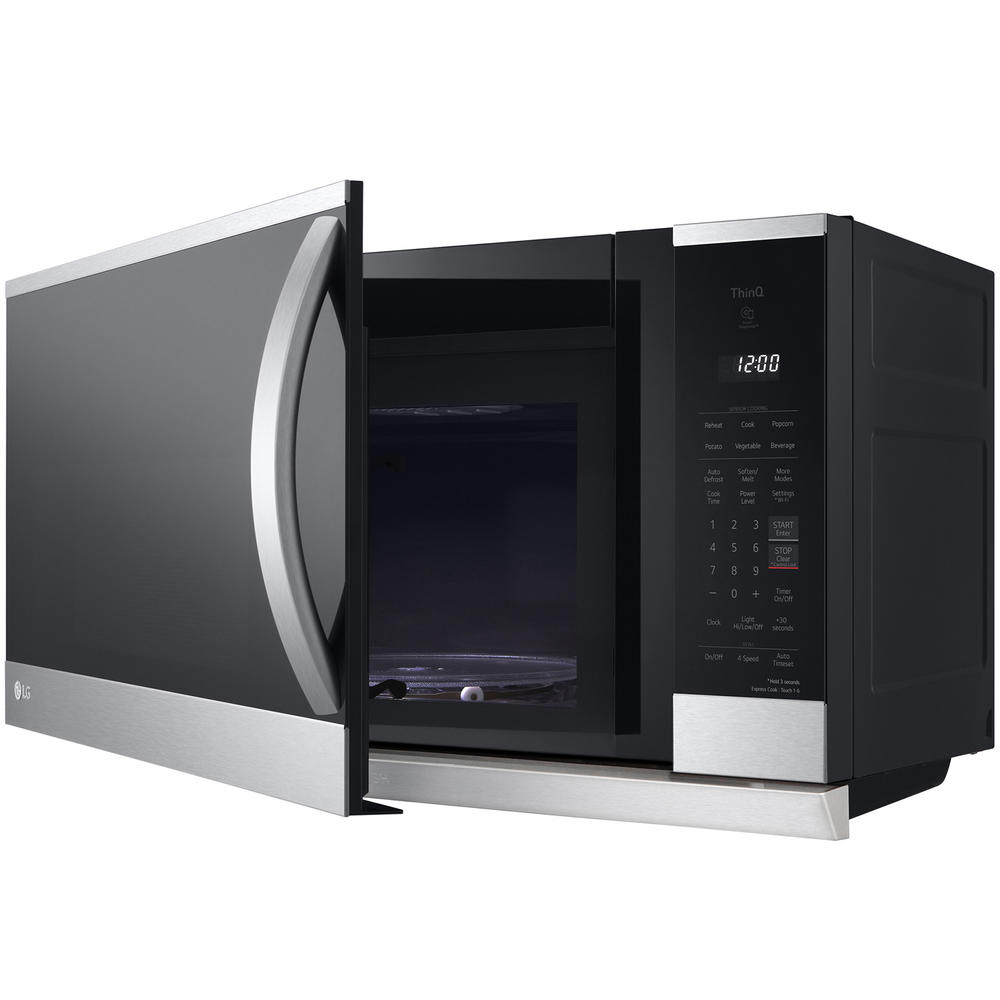 LG MVEL2125F 2.1 cu. ft. Wi-Fi Enabled Over-the-Range Microwave Oven ...
