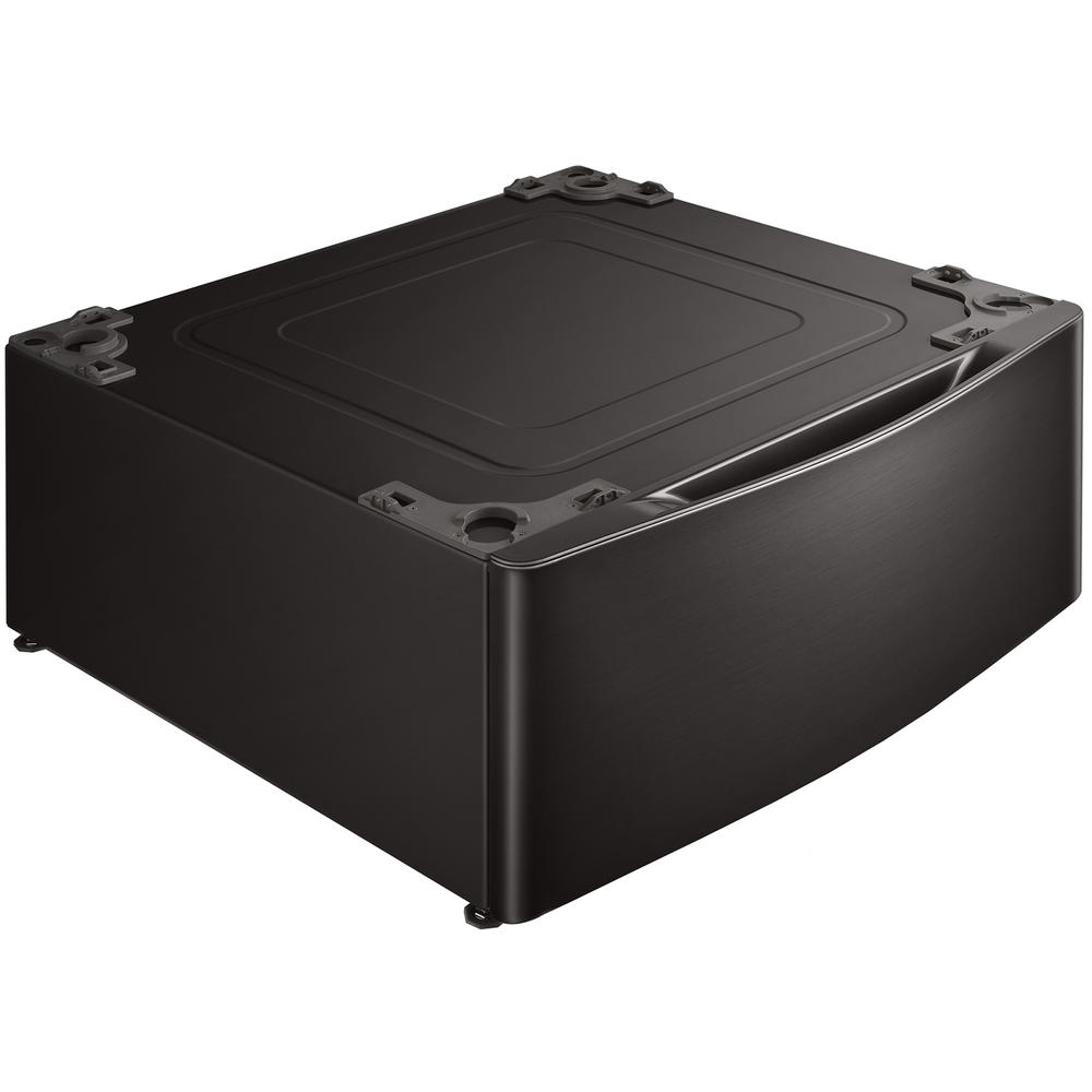 LG WDP5B 29" Laundry Pedestal with Storage Drawer - Black Steel