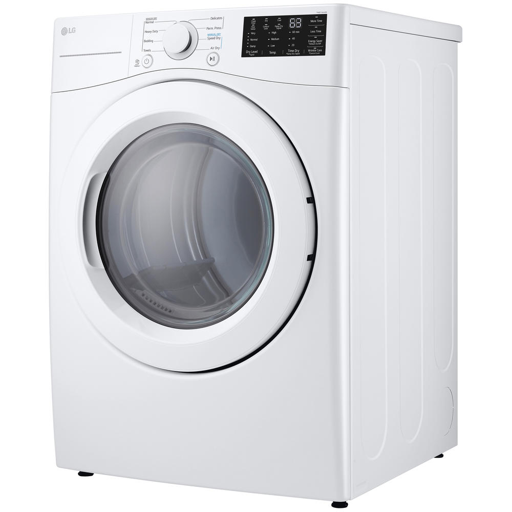 LG DLE3470W 7.4 cu. ft. Front Load Electric Dryer with Sensor Dry – White