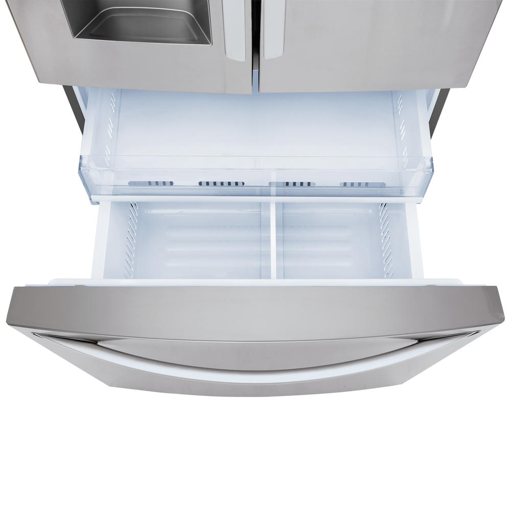 LG LRFS28XBS 27.7 cu. ft. 3-Door French Door Refrigerator – PrintProof ...