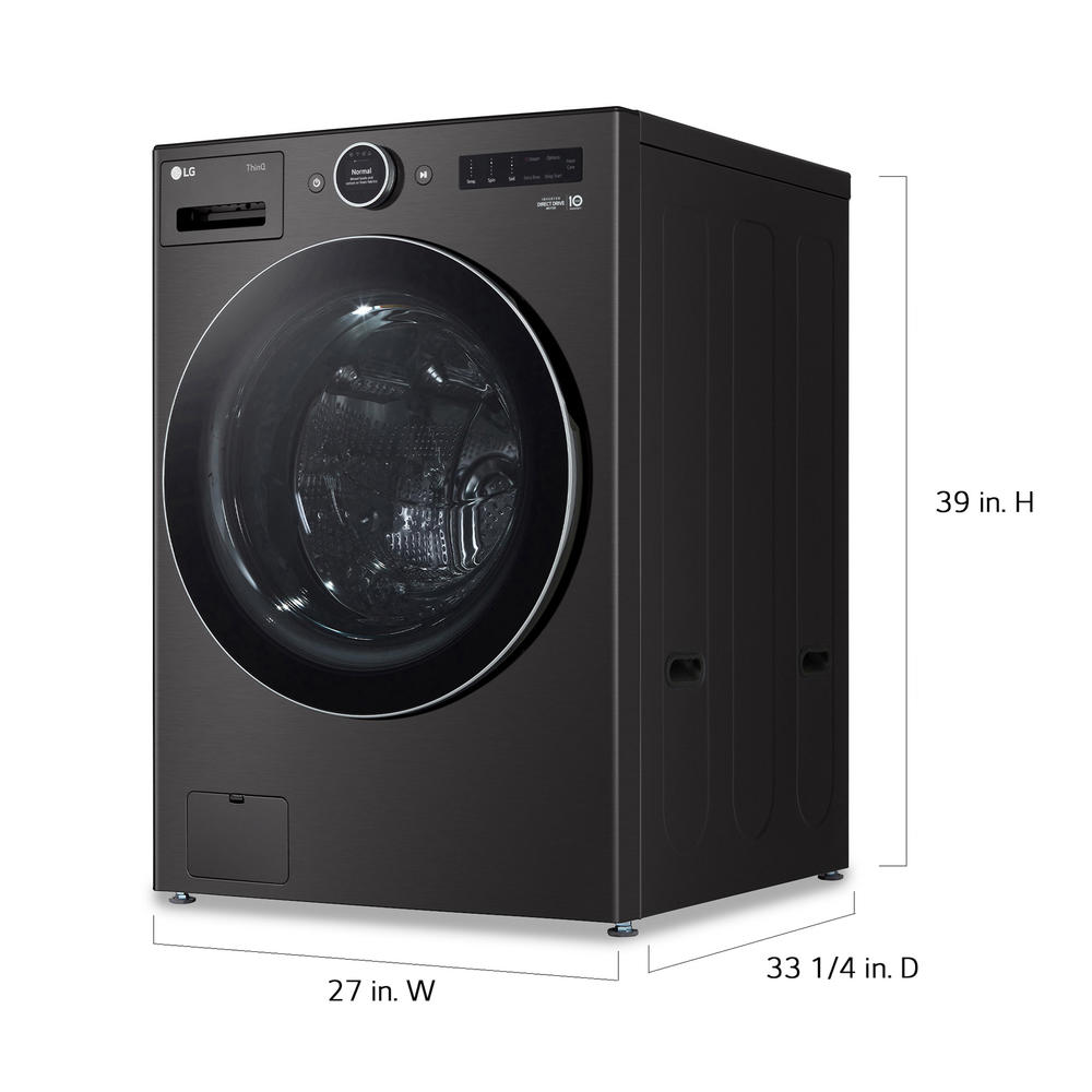 LG WM6700HBA 5.0 cu. ft. Front Load Washer with TurboWash® 360° & Built ...