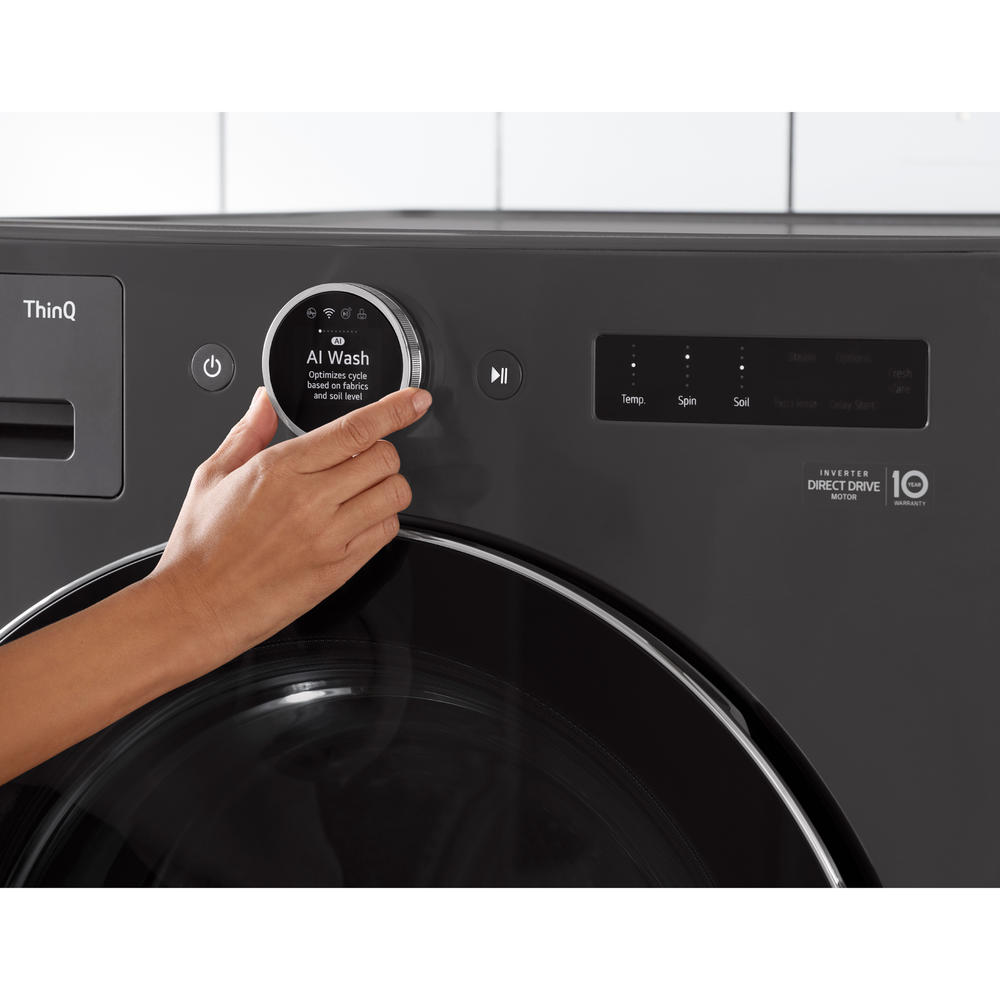 LG WM6700HBA 5.0 cu. ft. Front Load Washer with TurboWash® 360° & Built ...