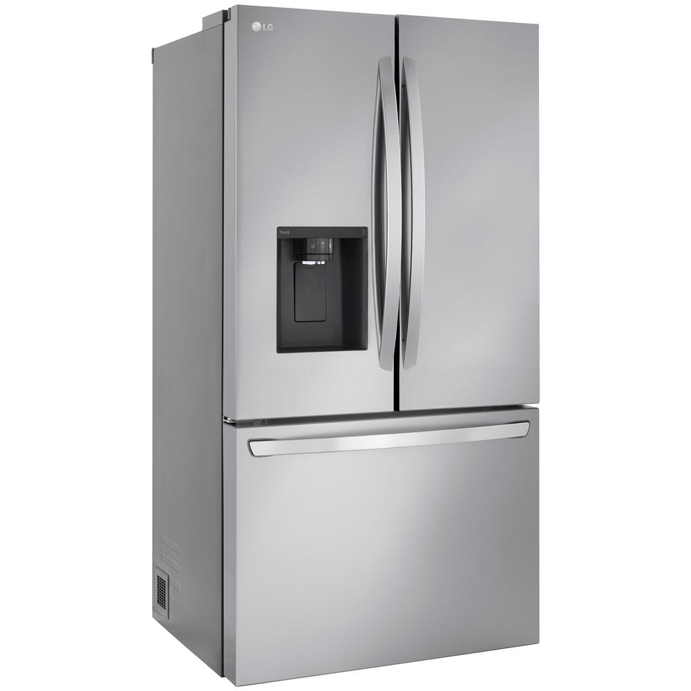 LG LRFXC2606S 25.5 cu. ft. Counter Depth French Door Refrigerator with ...