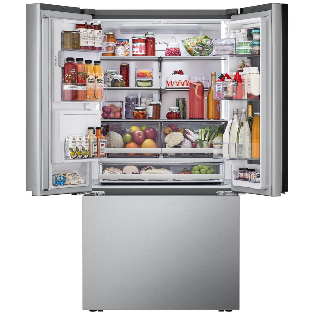 LG LRYKC2606S 25.5 cu. ft. Smart Mirror InstaView® Counter-Depth MAX ...