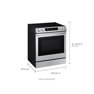 Samsung 30" Smart Slide-in Electric Induction Range - Sears Marketplace
