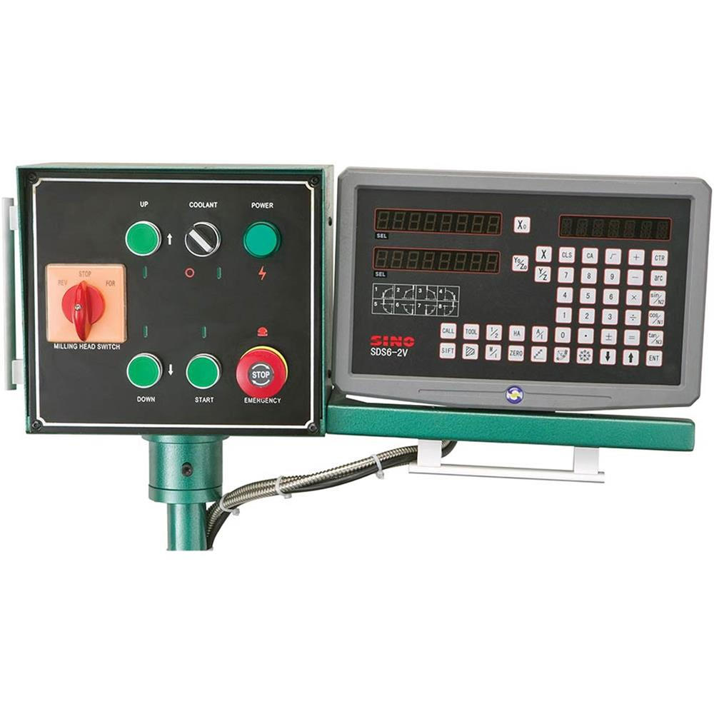 Grizzly G0726 5 HP 220V Milling Machine with Meehanite Casting