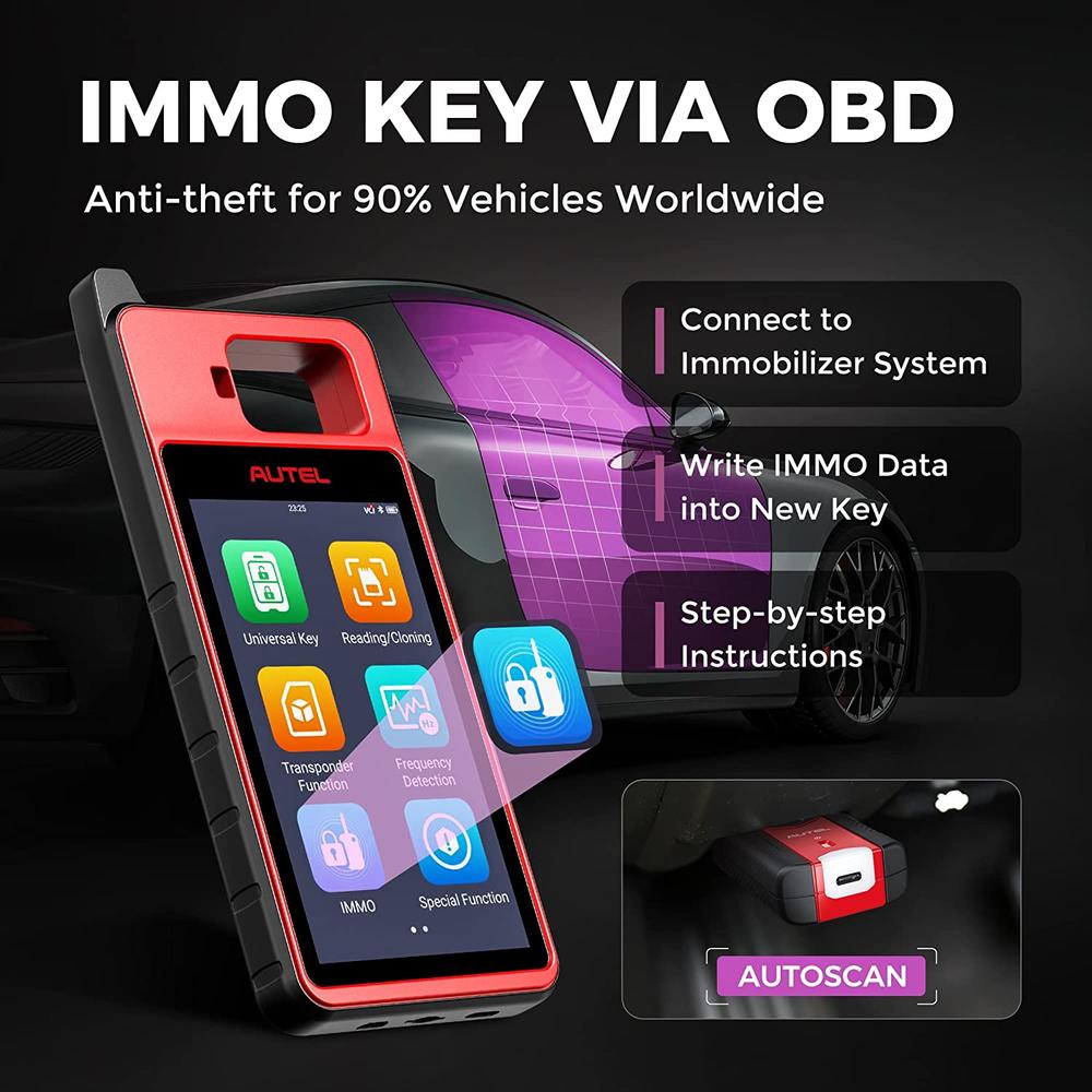 Autel MAxiIM KM100 Key Fob Programming Immobilizer Tool