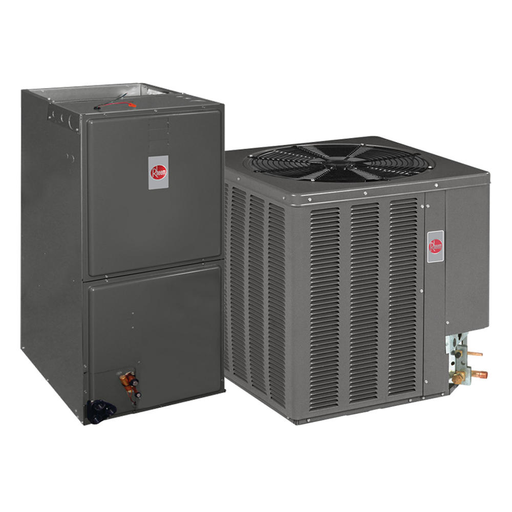Rheem / Ruud 15PJL48A01RHKLHM6024JA 15 SEER 4 Ton Heat Pump System with ...
