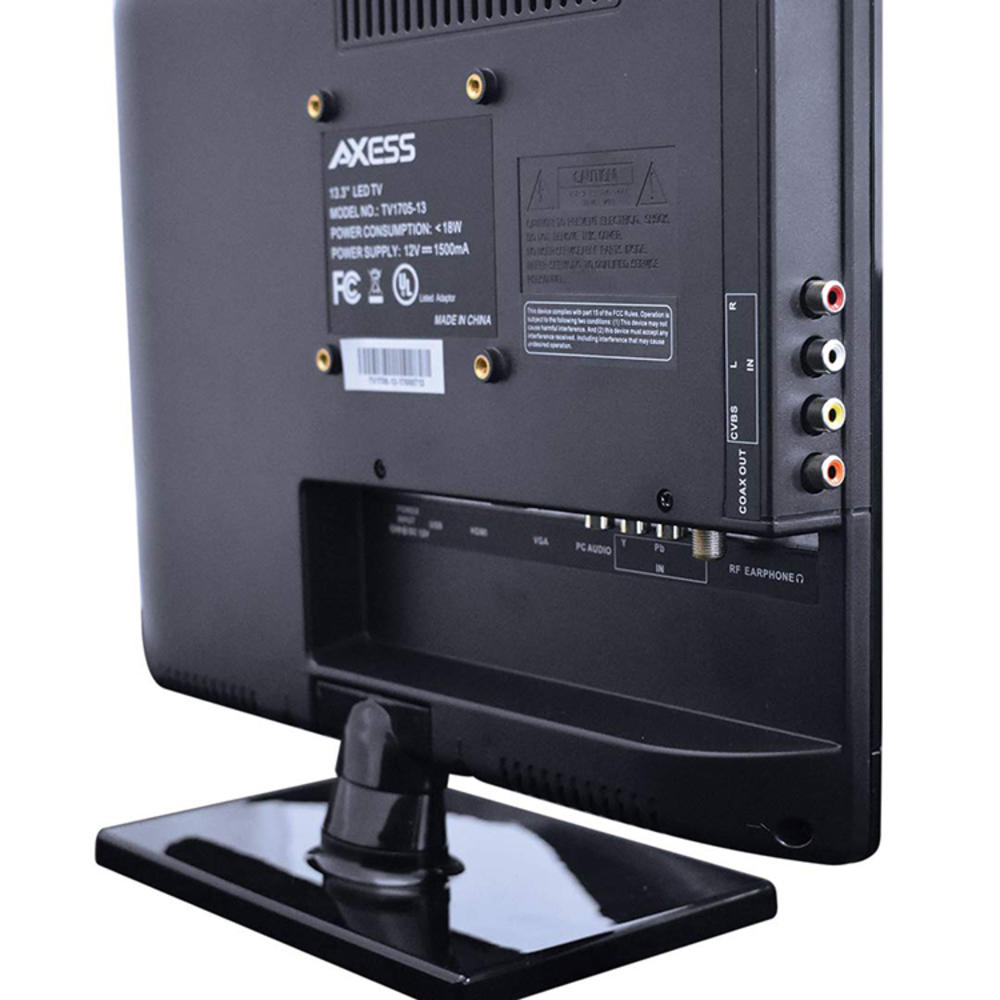 Axess TV1705-13 13" High Definition LED Television with Remote Control