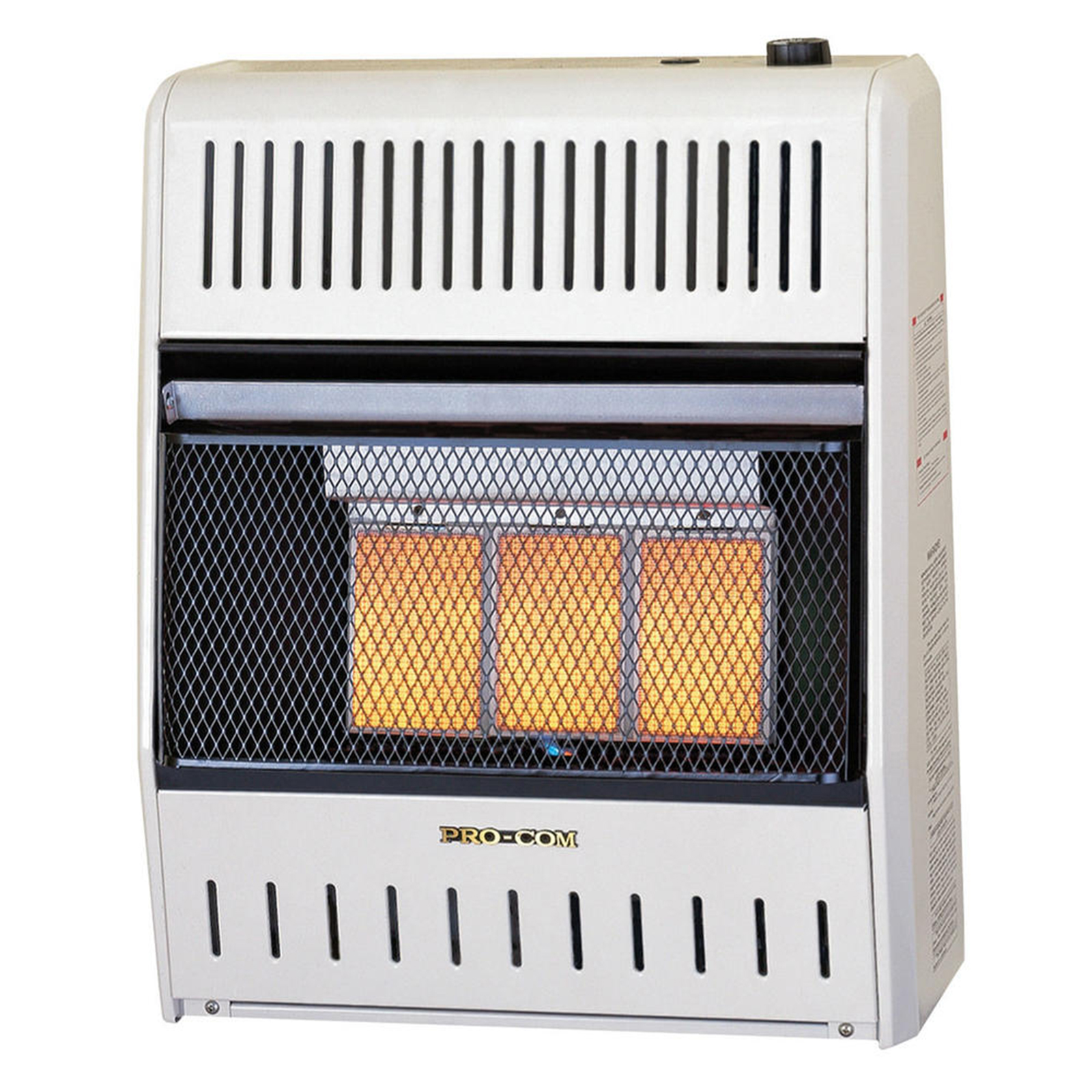 ProCom MNSD3TPA 18,000BTU Vent-Free Dual Fuel Infrared Radiant Wall ...