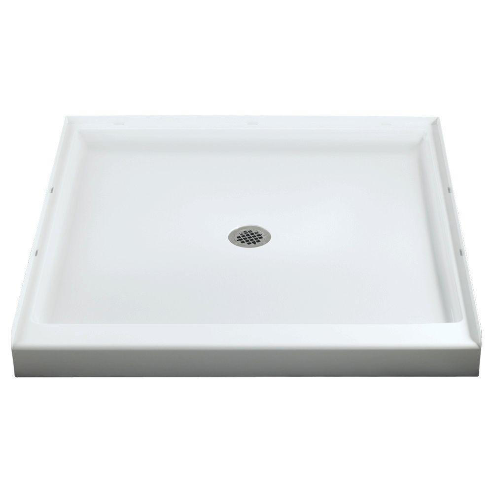 Sterling Plumbing Ensemble Vikrell 36" Shower Base - White