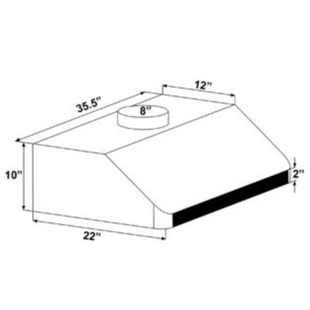 36" Kitchen Stainless Steel LED Display Touch Control Panel Cooking ...