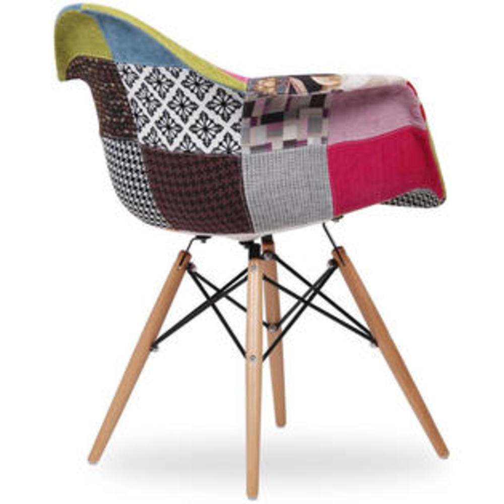 2xhome - Set of Two (2) - - Upholstered Organic Arm Chair Armchair ...