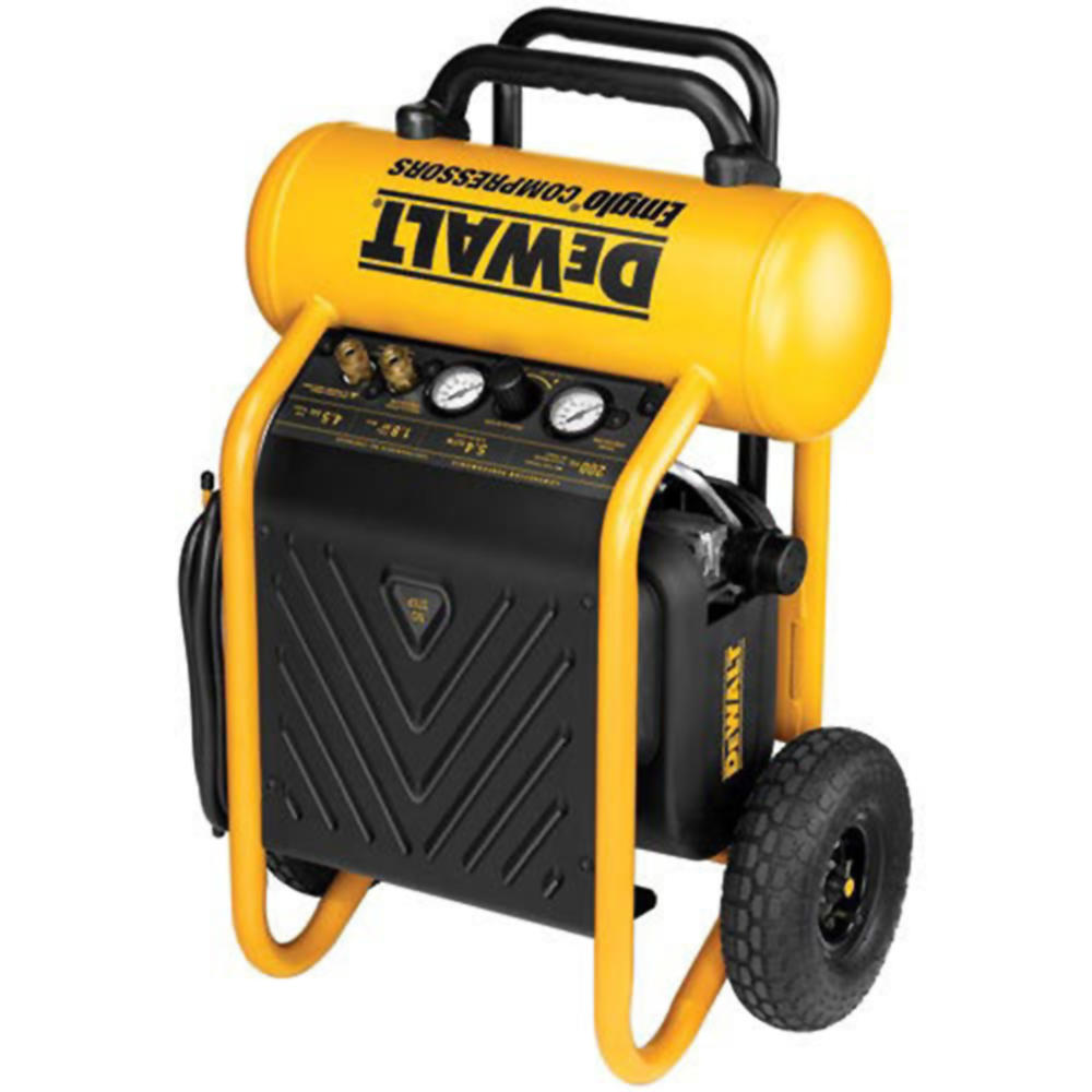 DeWalt 4.5Gal 1.6 HP Oil-Free Wheeled Portable Air Compressor