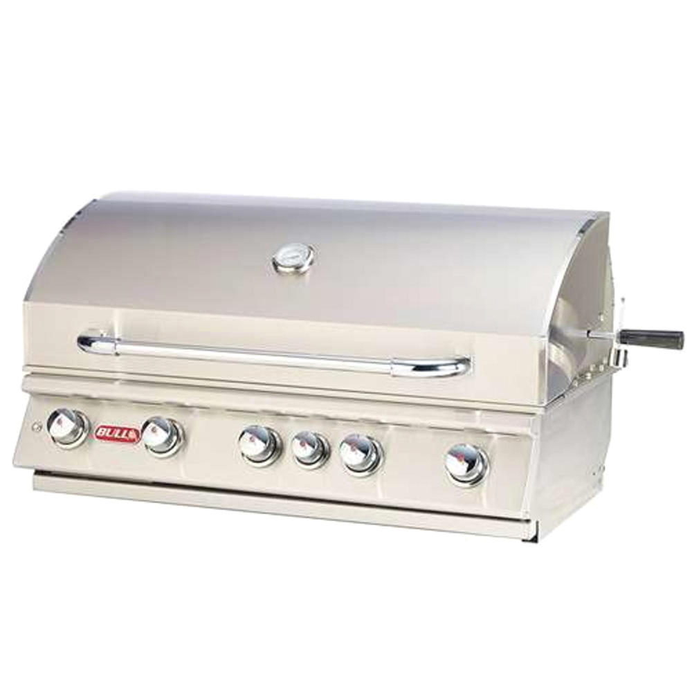 Bull Outdoor Products 57568 Brahma 5-Burner Liquid Propane Stainless ...