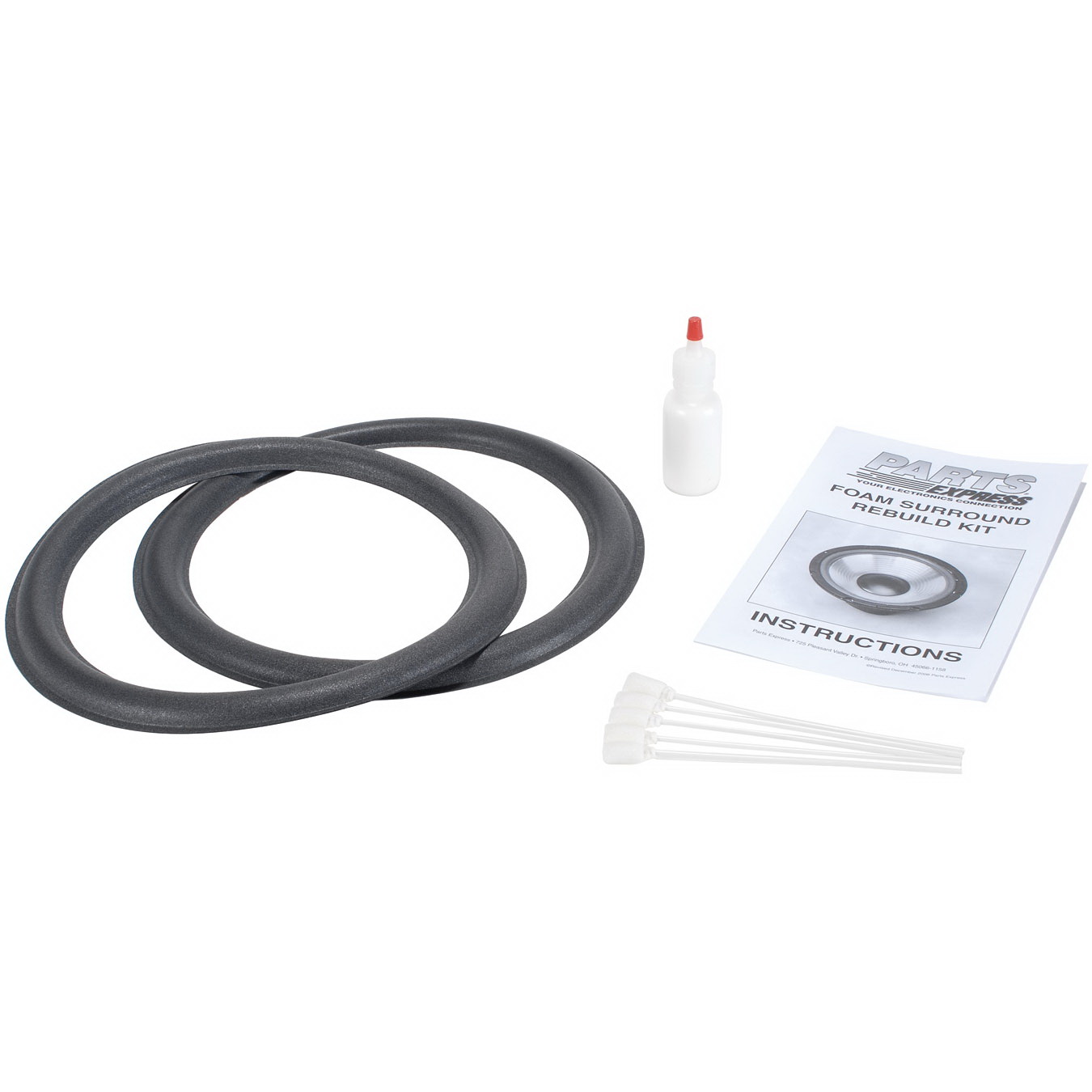 Parts Express PEX-260-958 Speaker Surround Re-Foam Repair Kit For 11 ...