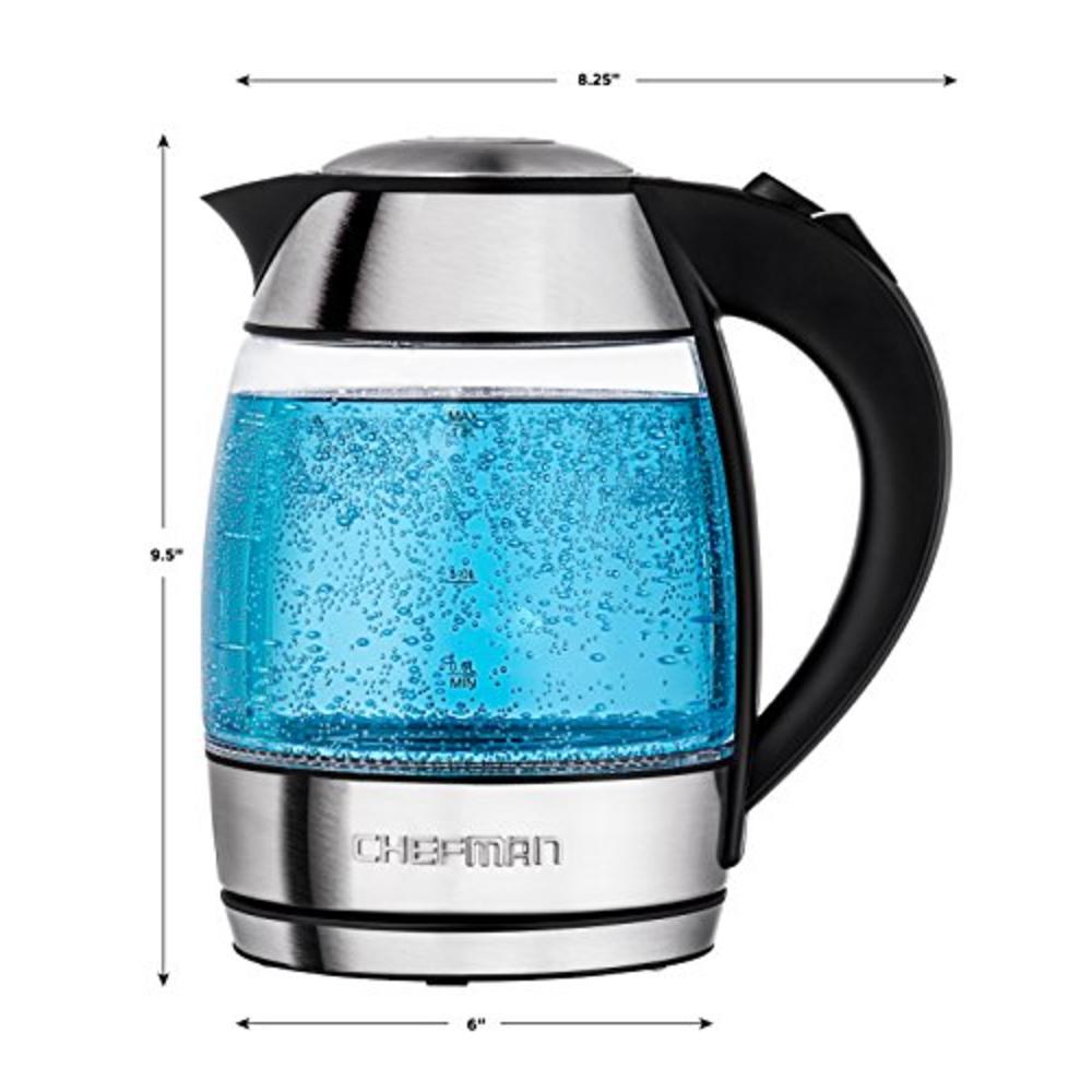 CHEFMAN RJ11-17-TI - 1.8L Electric Kettle - Stainless steel