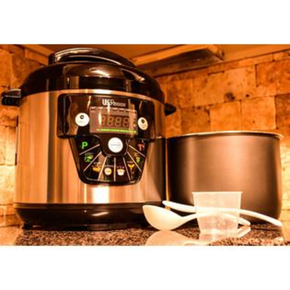 Uber Appliance UB-CK1 Uber Cook 6 Quart 1000 Watt Electric Pressure ...