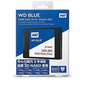 WD Blue 3D NAND SATA 2.5" SSD (500GB)