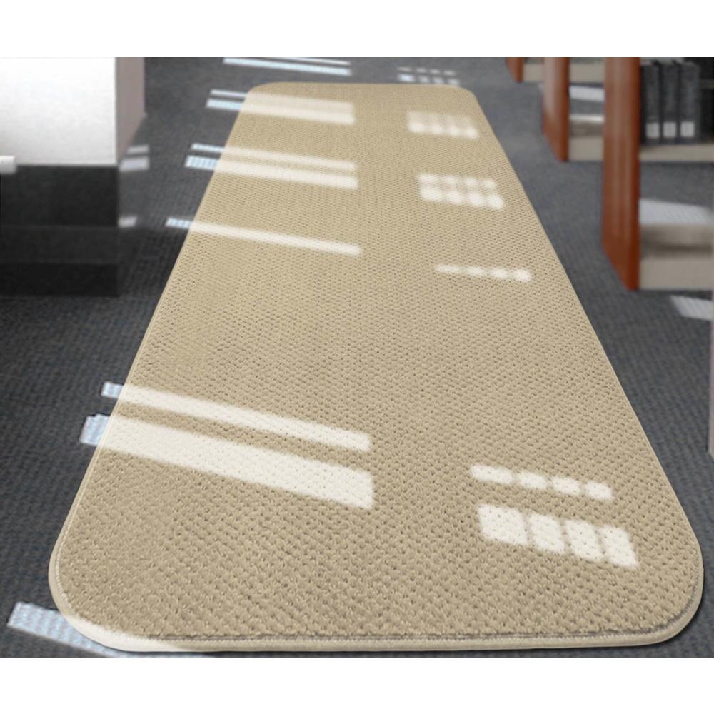 House, Home and More Skid-resistant Carpet Runner - Praline Brown - 10 ...