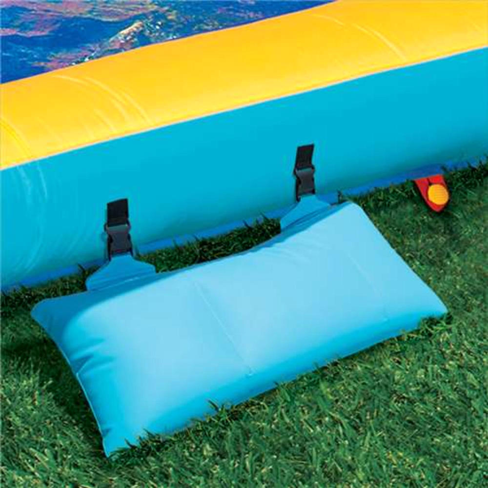 Banzai Outdoor Inflatable Big Blast Lagoon Pool Water Park with Slide