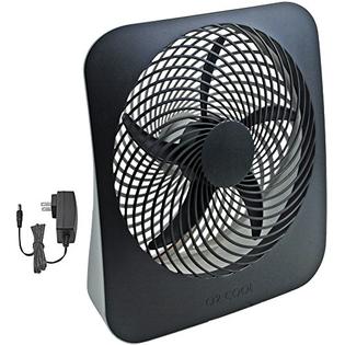 O2 COOL 10-Inch Battery Operated Fan with Adapter - FD10002A