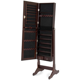 Best Choice Products 58 Mirrored Jewelry Armoire Sears Marketplace