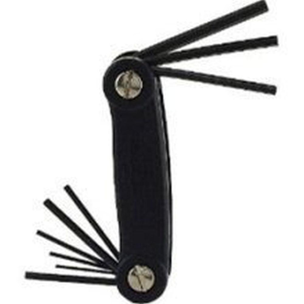 Stanley 9PC .050"-3/16"FOLDING HEX KEY SET