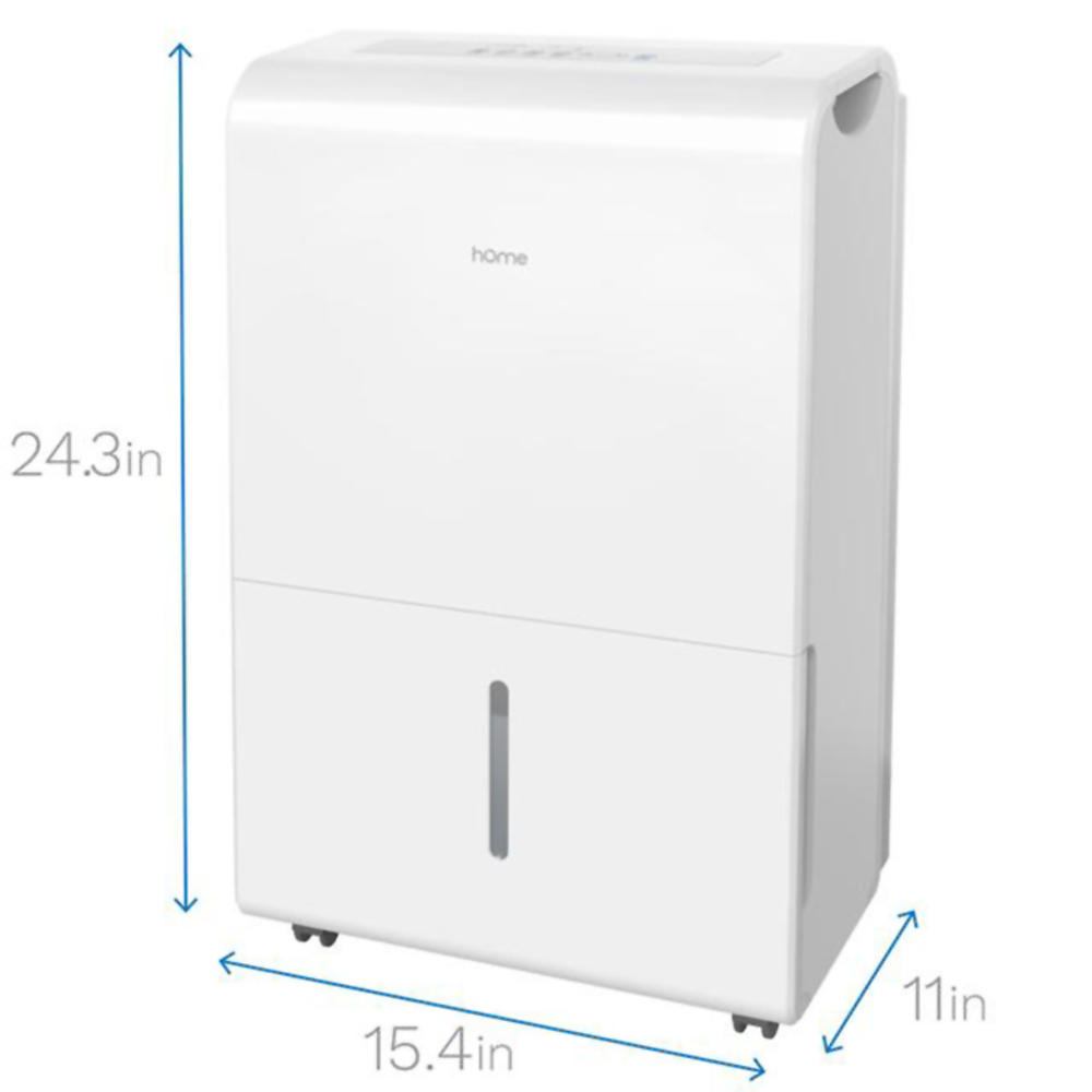 hOmeLabs HME020031N 70pt. Portable Dehumidifier with Drain Hose Outlet