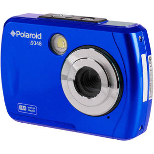 Polaroid 16MP Point-and-Shoot Waterproof Camera - 10ft. - Blue