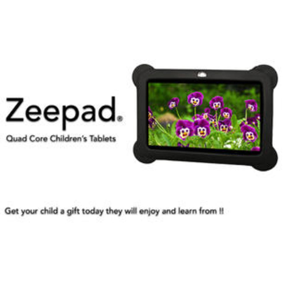 WORRY FREE GADGETS KIDSZEEPAD-BLK Worryfree Gadgets Zeepad 7" Kids ...