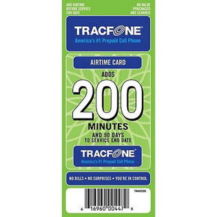 TracFone 200 Minutes & 90 Days Service Airtime Card-Sears Marketplace