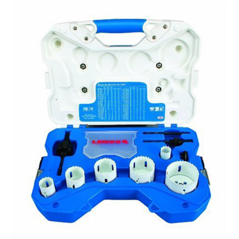 Lenox Tools 30808600P 10pc. Speed Slot Hole Saw Plumber's Kit with T3 ...