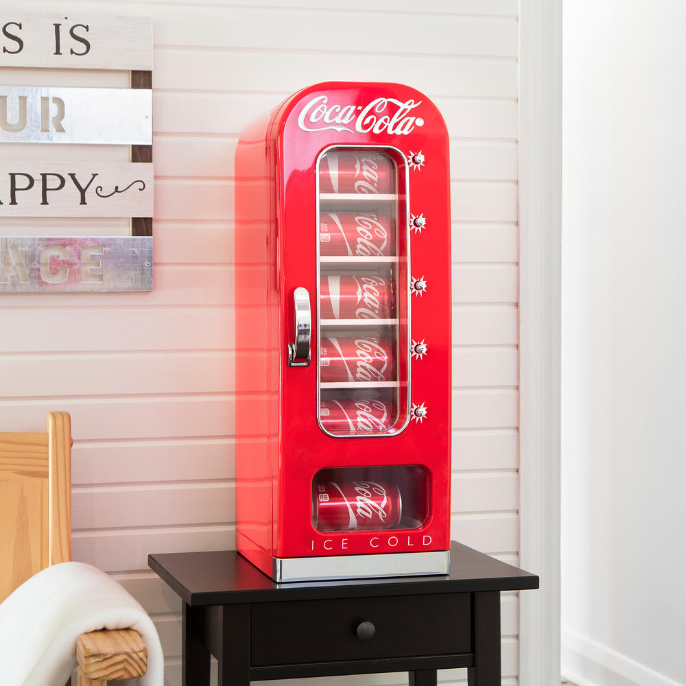 Coca-Cola Koolatron Retro Vending Machine Mini Fridge12V DC 110V AC, 10 ...