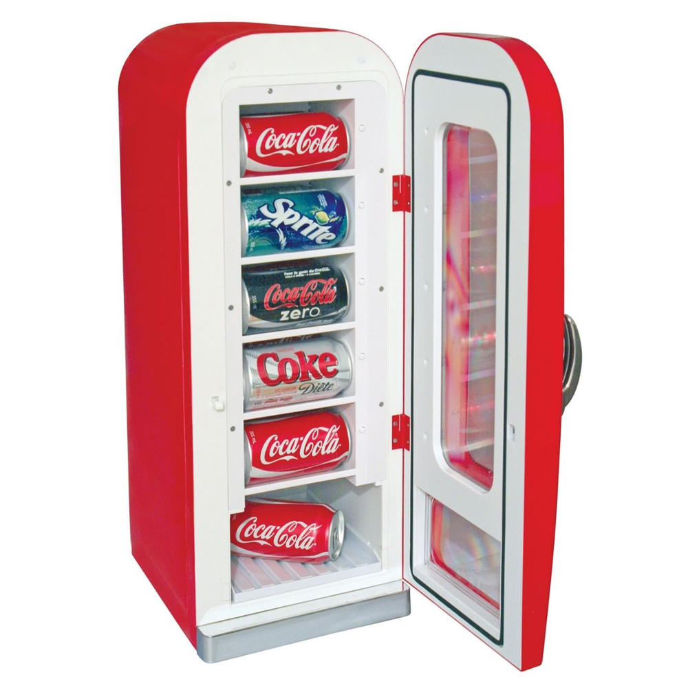 Coca-Cola Koolatron Retro Vending Machine Mini Fridge12V DC 110V AC, 10 ...