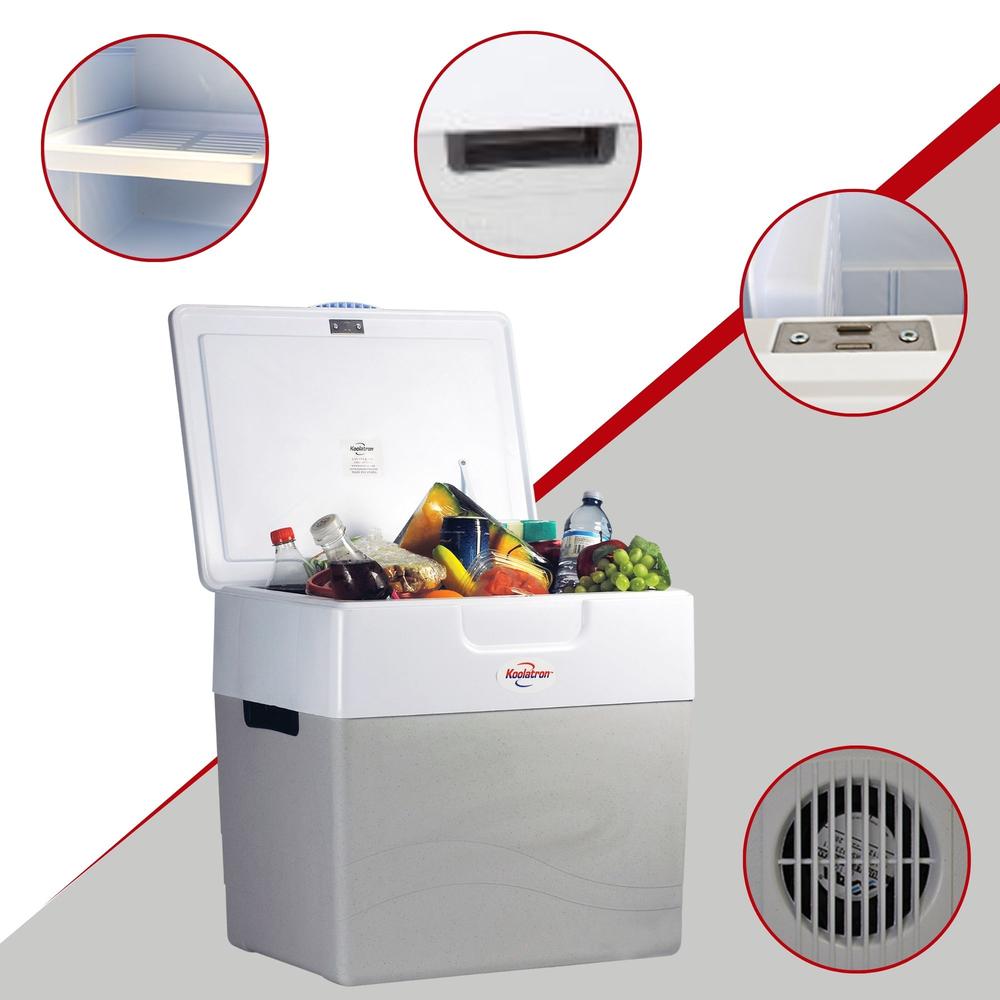 Koolatron P85 12V Electric Cooler/Warmer, 31L (33 qt.) Thermoelectric ...