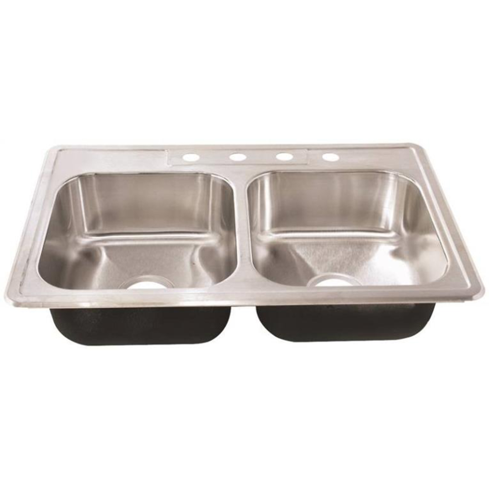 Sterling 7" Stainless Steel Double Kitchen Sink