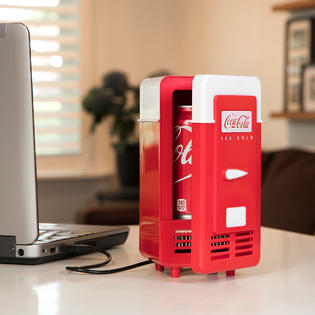 mini coca cola fridge