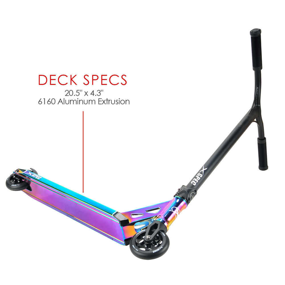 Xspec Neo Chrome Pro Stunt Kids Kick Scooter